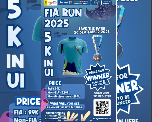 FIA RUN 2025 Resmi Diluncurkan, Ajang Lari Perdana FIA UI Angkat ...
